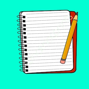 Commercial Spiral Notebook or Journal PNG & SVG Transparent Background ...