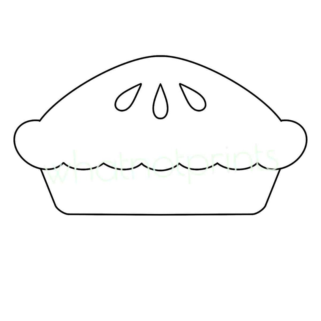 Pie Outline PNG - Etsy