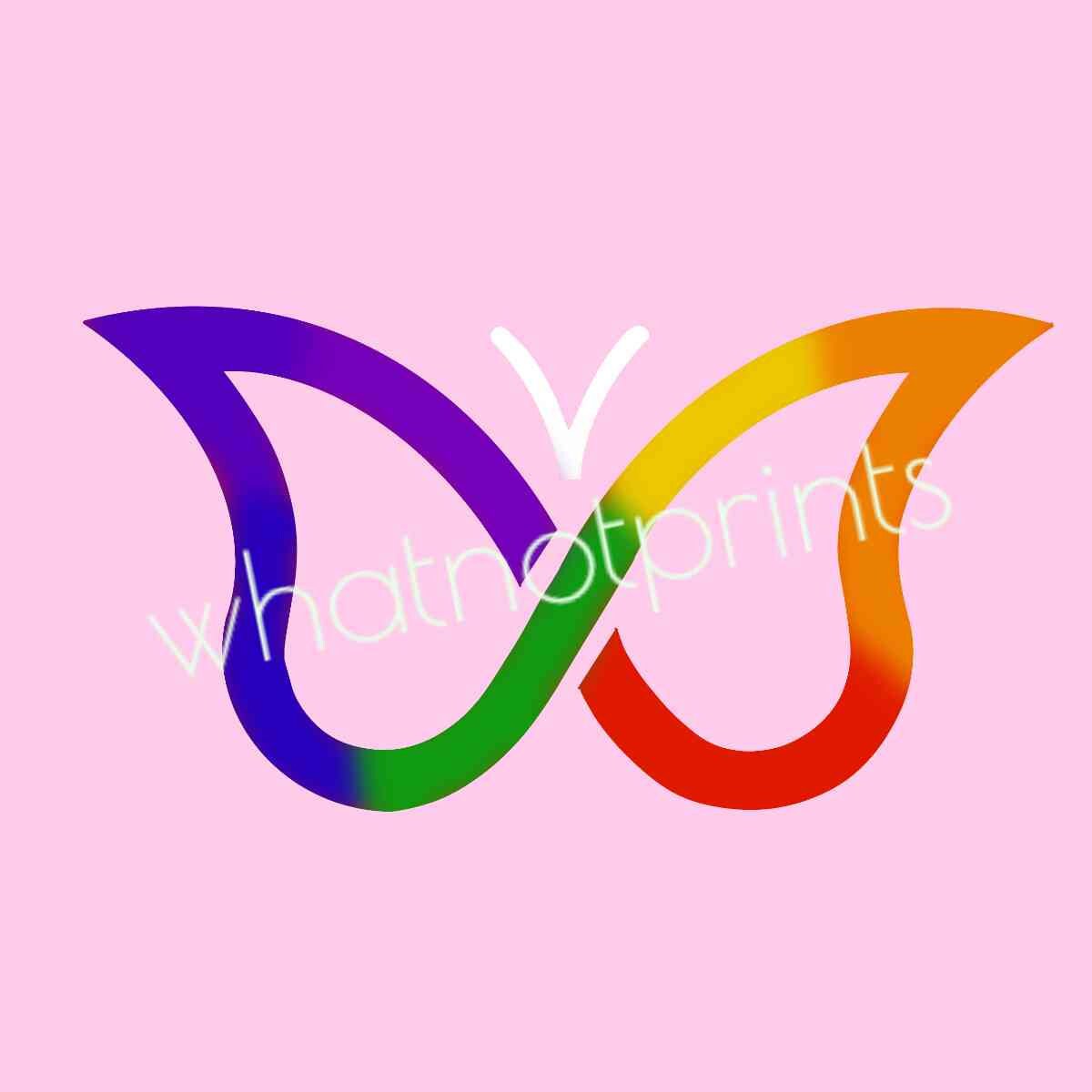 Commercial ADHD Awareness Butterfly Png With Transparent Background - Etsy