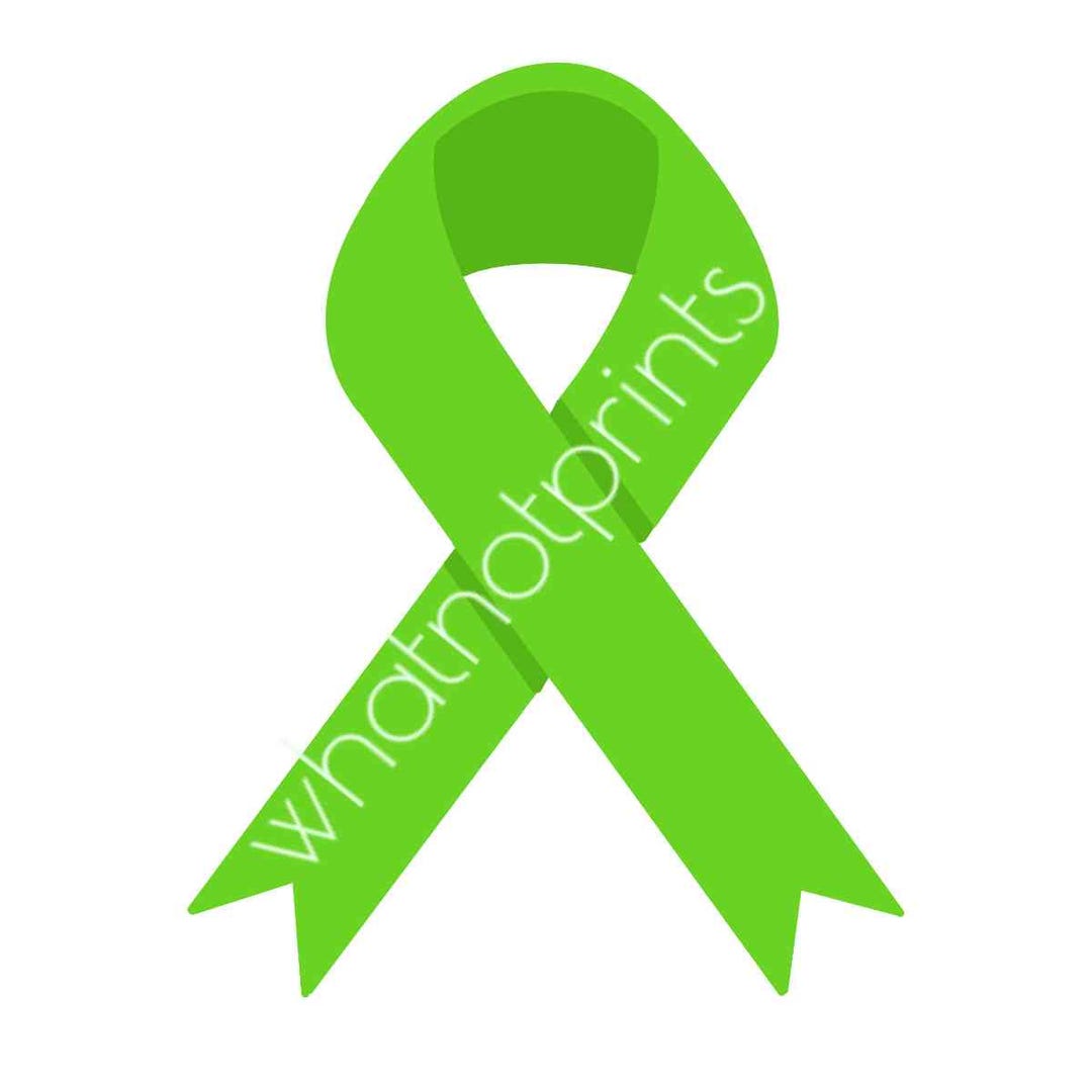 Commercial Green Kidney Awareness Ribbon PNG Transparent Background ...
