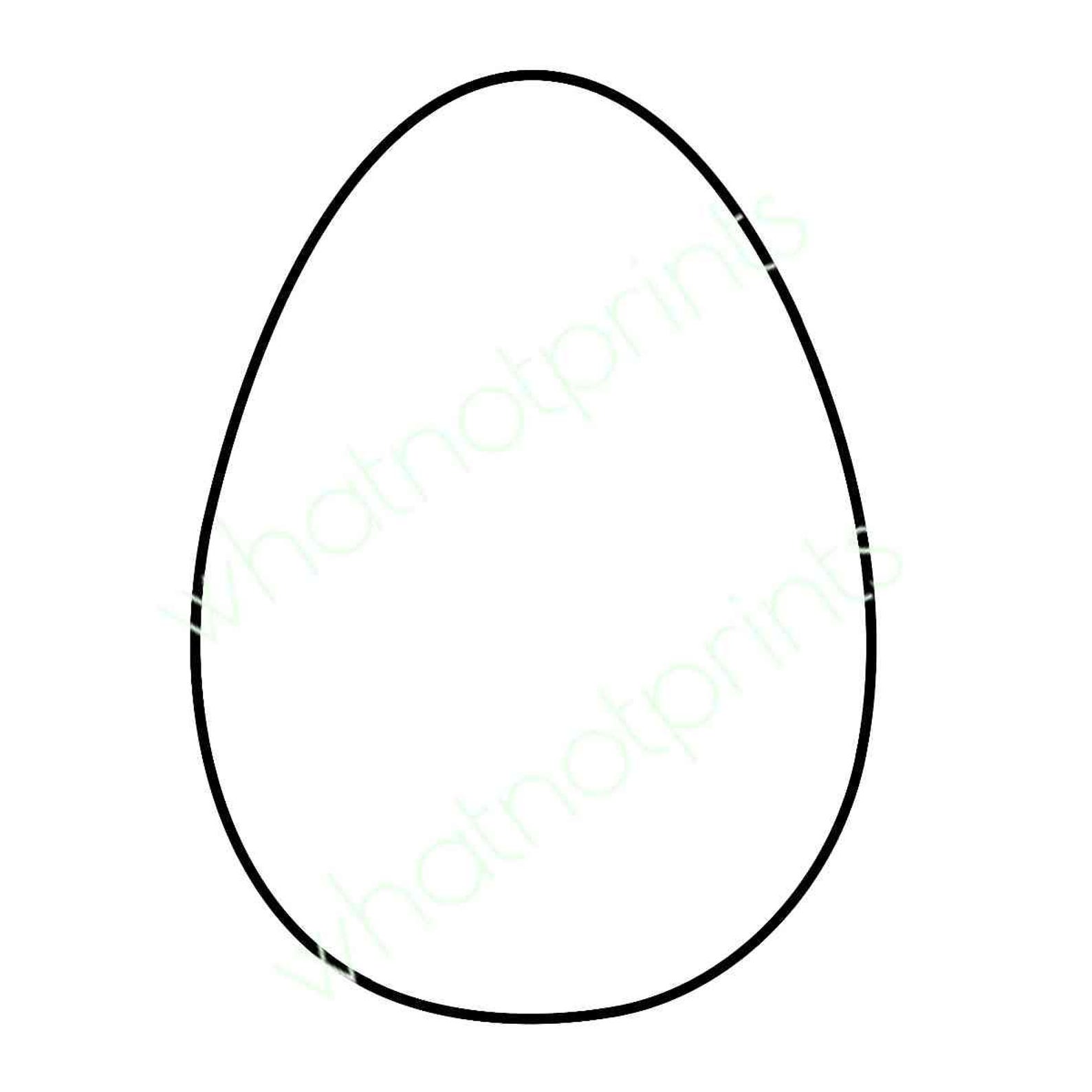 Commercial Egg Shape Outline - Etsy
