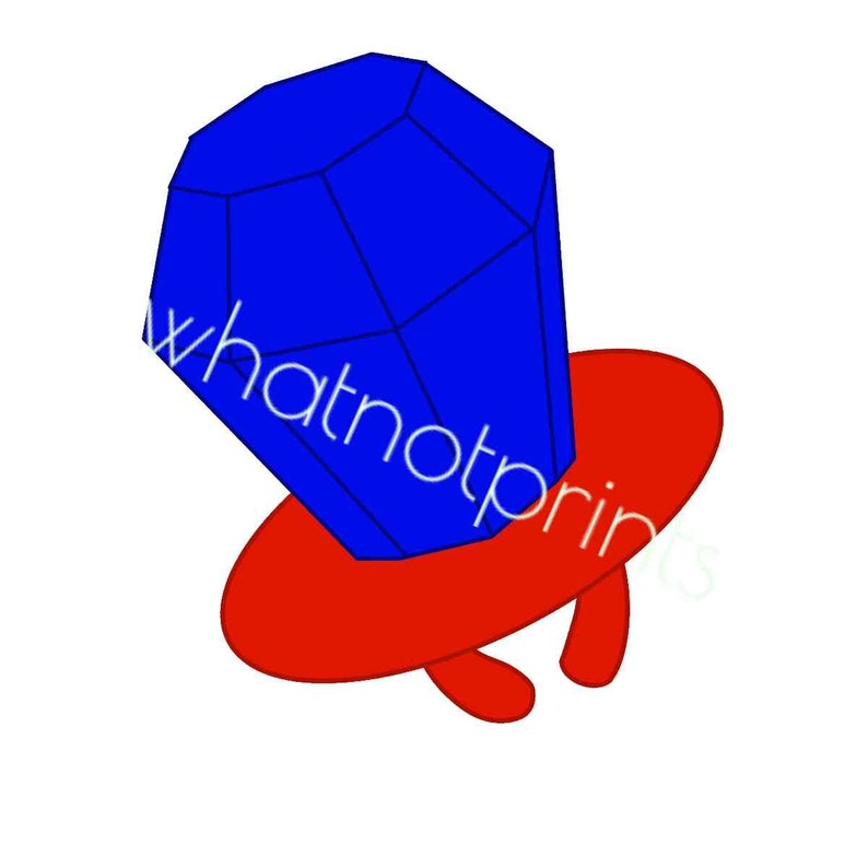 Blue Ring Pop Red Base PNG Transparent Background Commercial Use OK ...