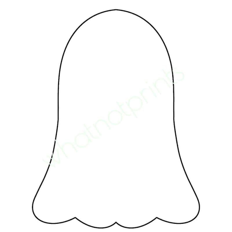 Ghost Shapes Clipart - Etsy