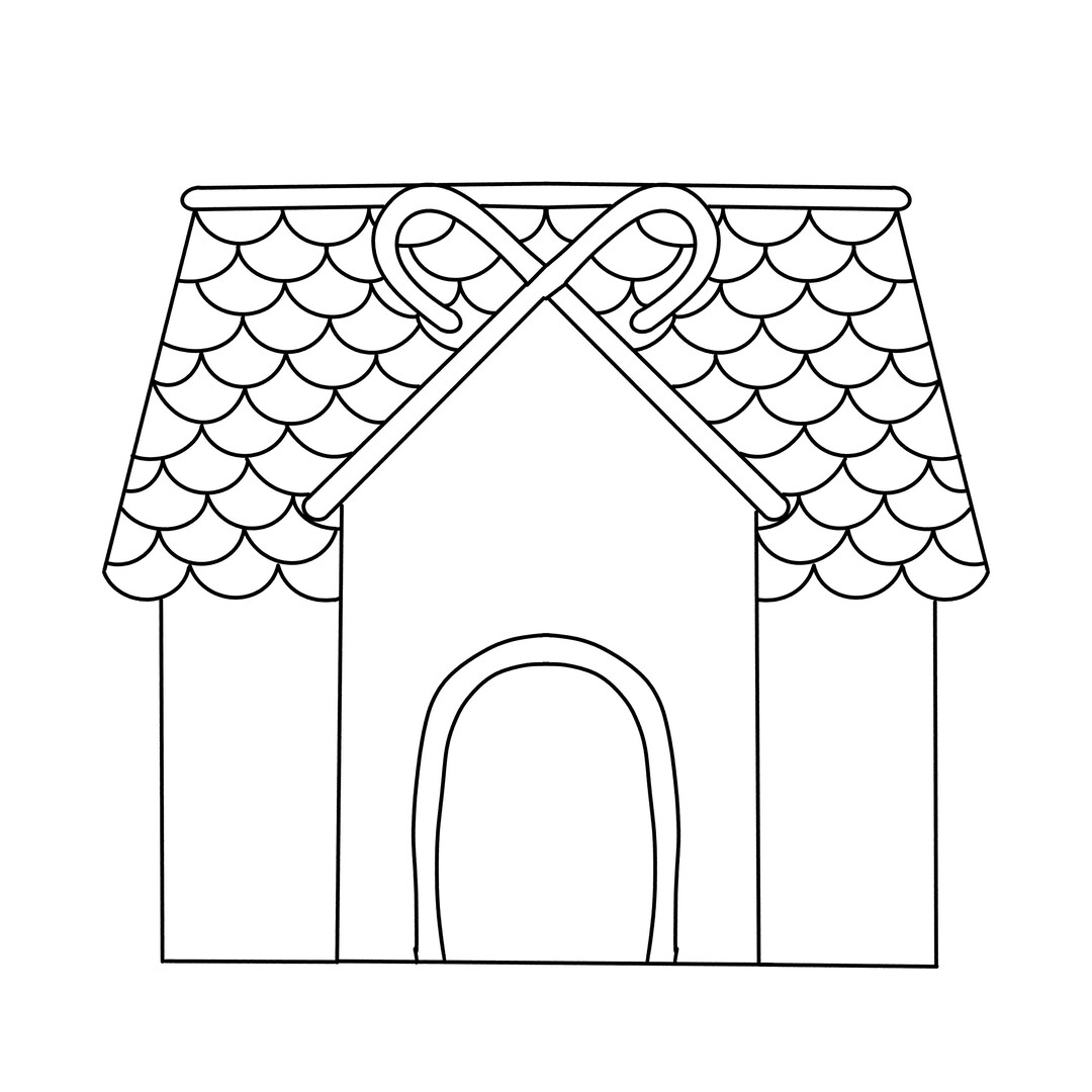 Design Your Own Gingerbread House Printable High Resolution Instant ...