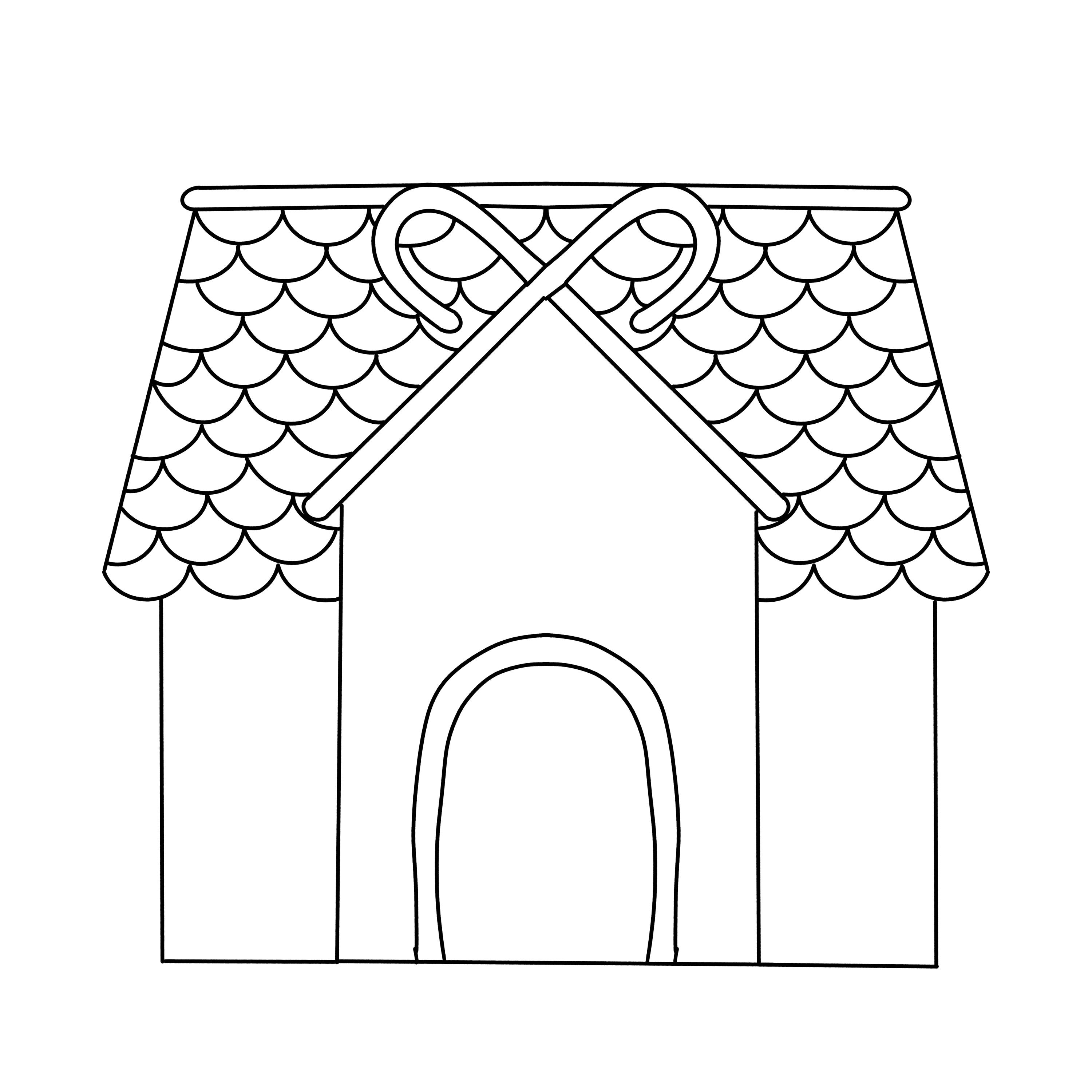 Design Your Own Gingerbread House Printable High Resolution Instant ...