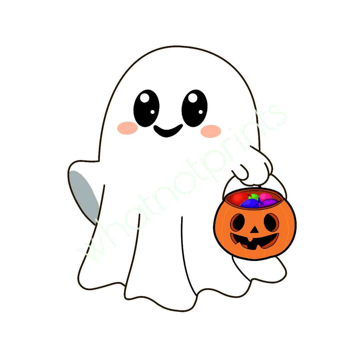 Ghost Trick or Treating PNG Transparent Background Commercial Use OK ...