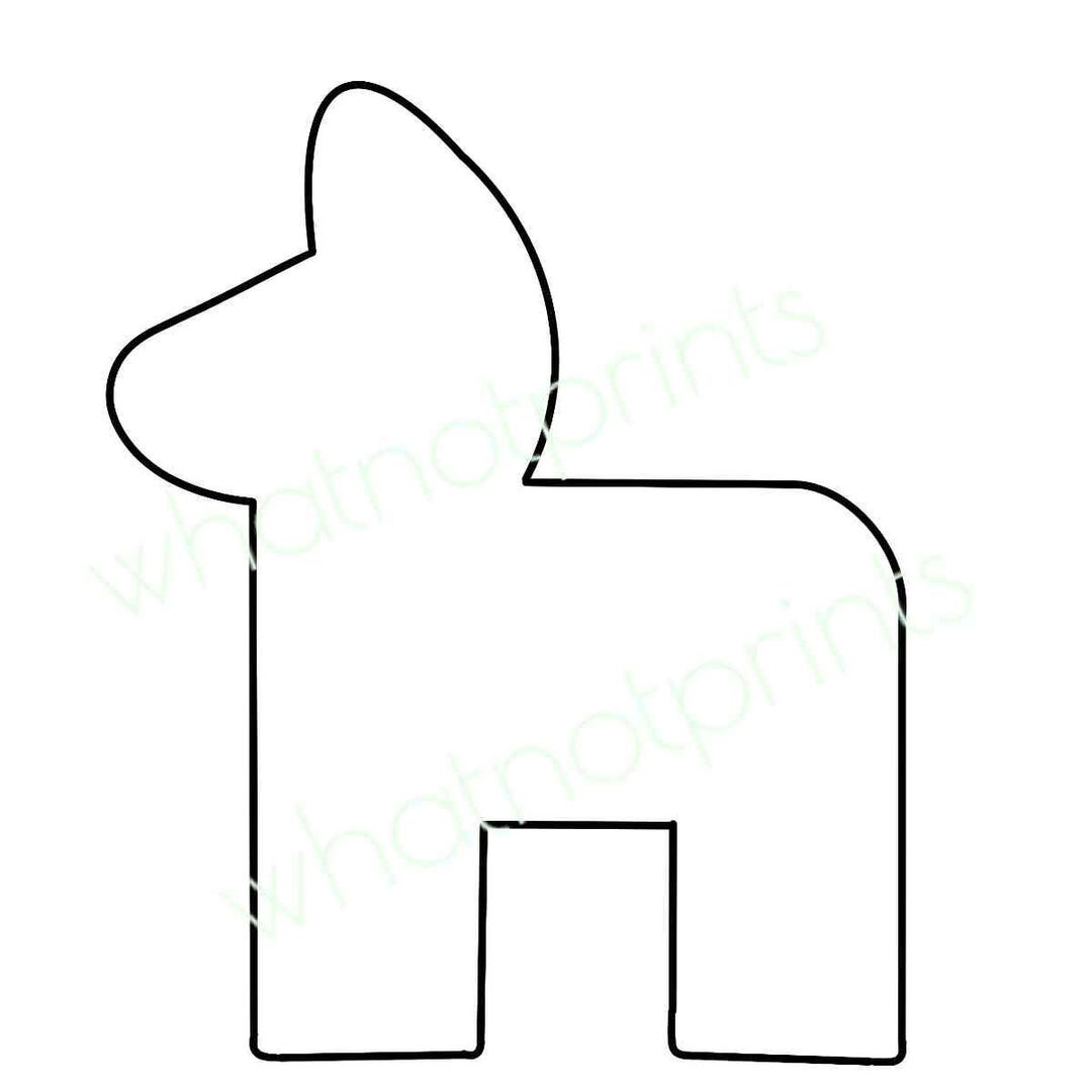 Commercial Pinata Shape Outline Stencil or Template PNG Transparent ...