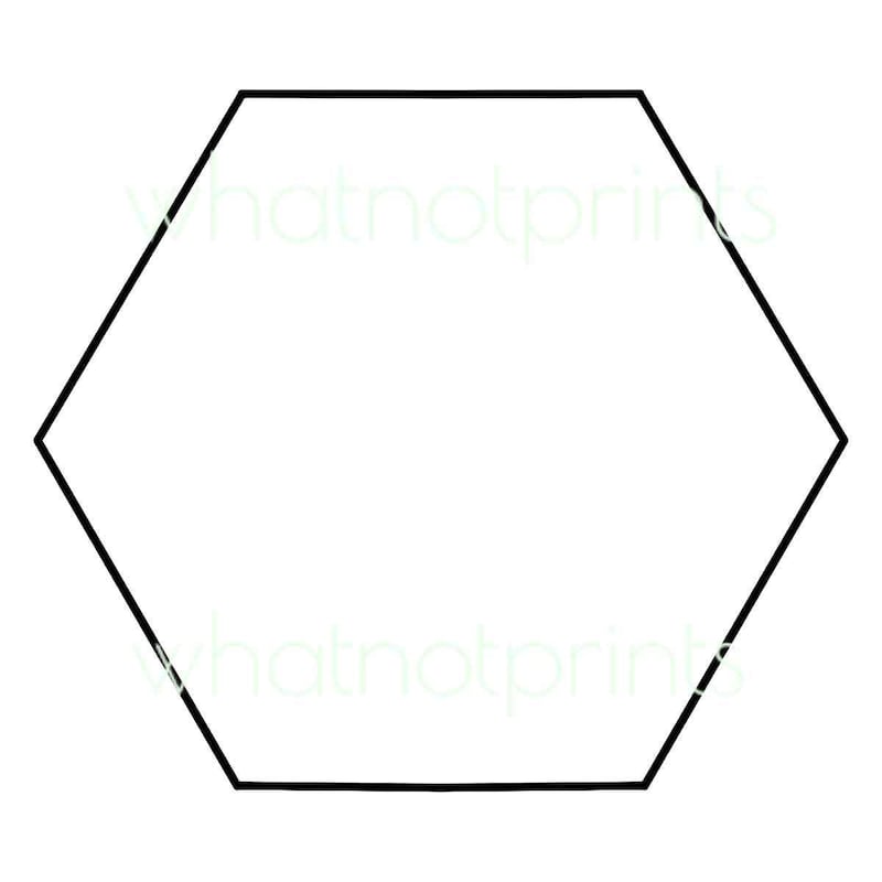 Hexagon Stencil - Etsy
