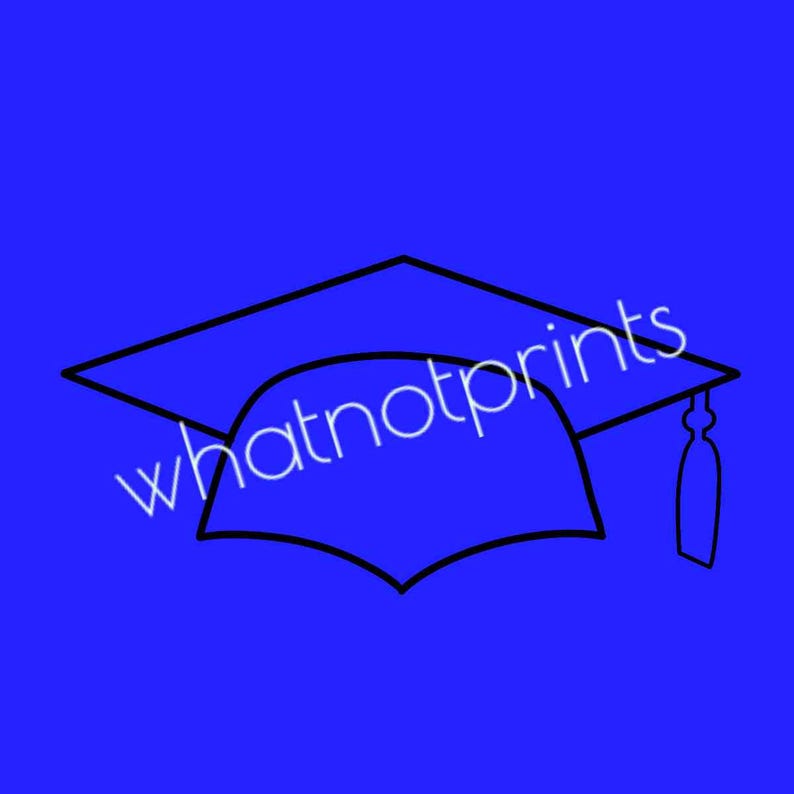 Commercial Graduation Cap PNG Transparent Background Clipart Instant ...