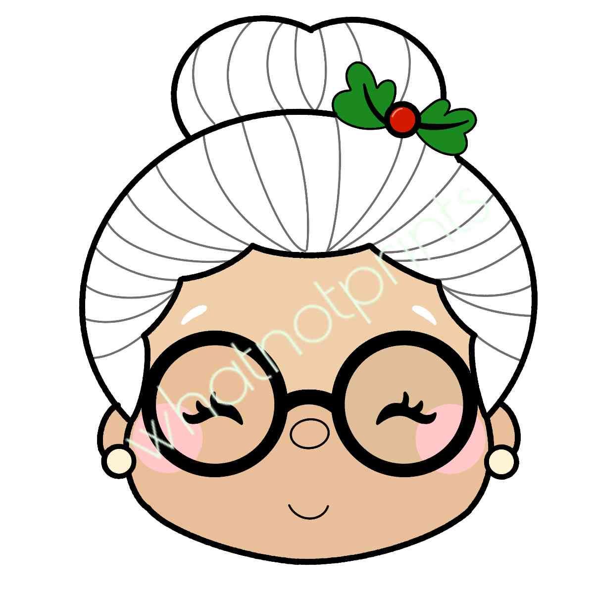 Commercial Mrs Claus PNG Transparent Background Christmas Clipart ...