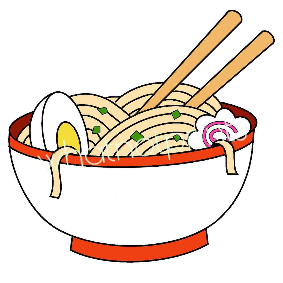 Bowl of Ramen PNG Transparent Background Commercial Use OK Instant ...