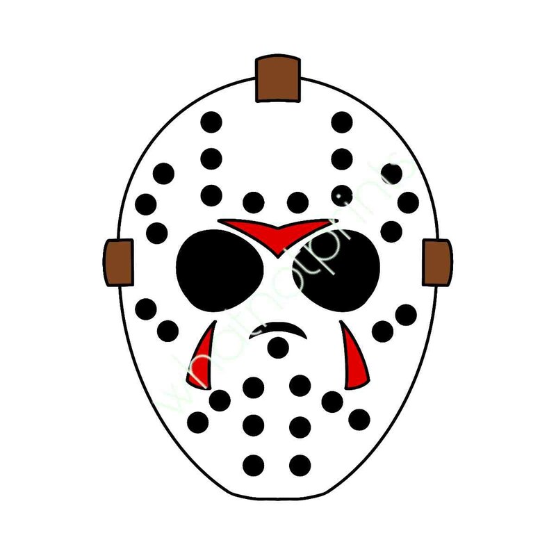 Jason Mask Stencil - Etsy