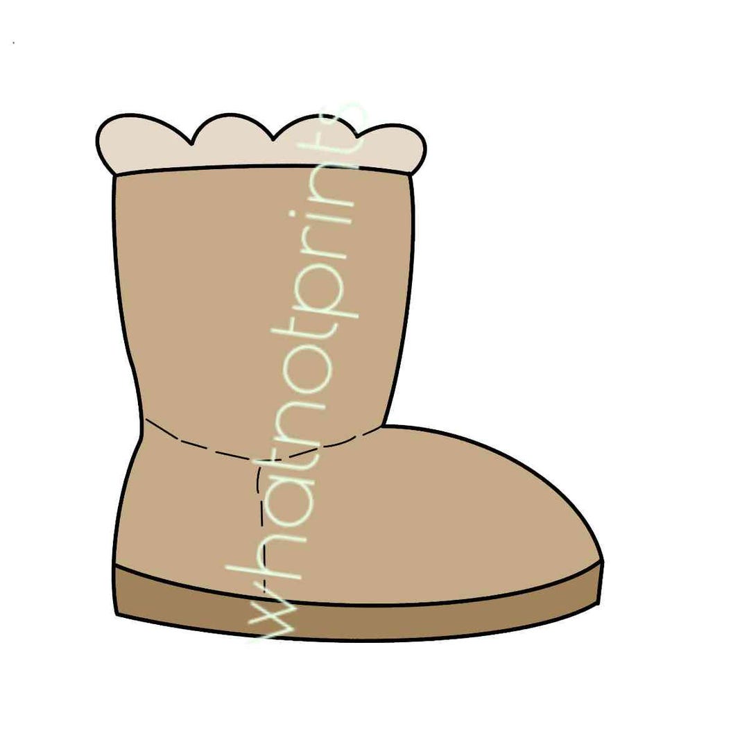 Commercial Popular Winter Ugly Boot PNG Transparent Background High ...