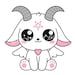 Commercial Cute Baphomet Png Transparent Background Instant Digital ...