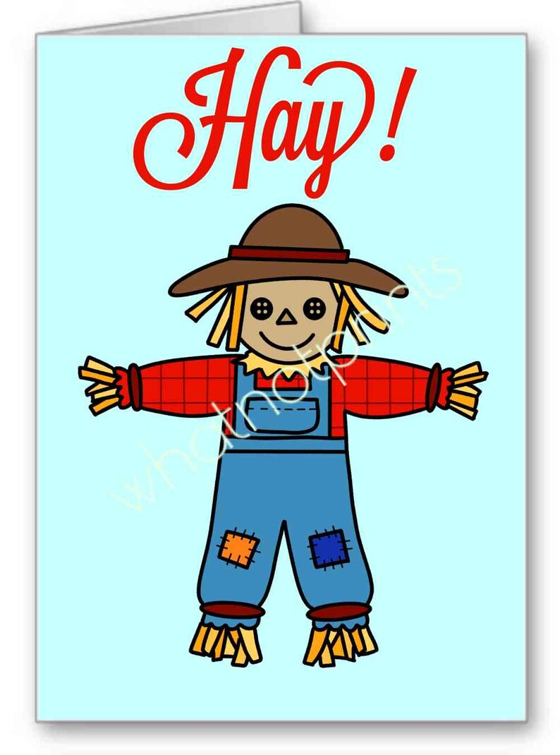 Commercial Scarecrow PNG Transparent Background Instant Digital ...