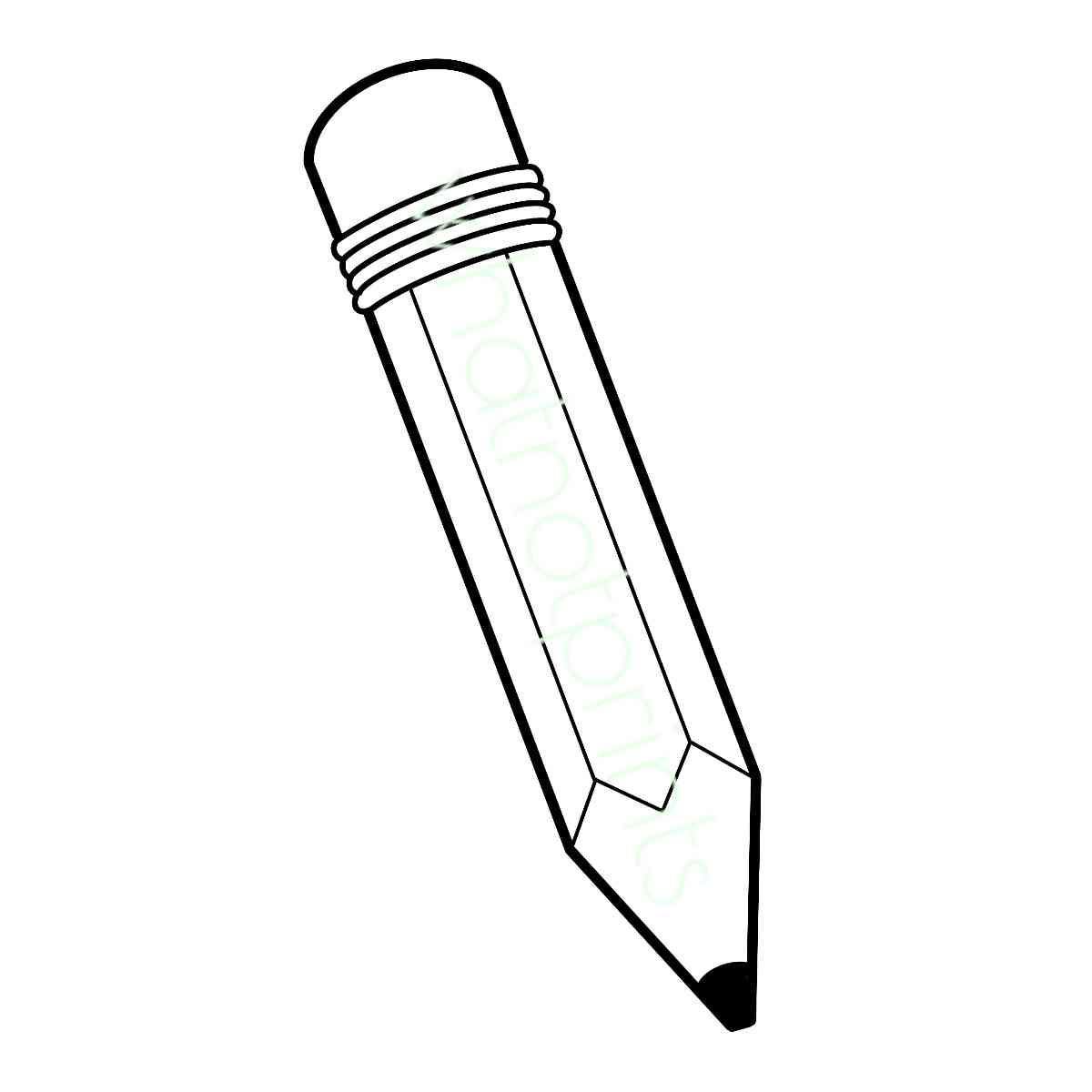 Commercial Pencil Outline PNG & SVG Transparent Background Instant ...