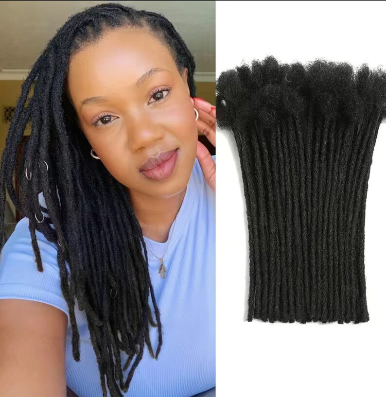 Human Hair Loc Extensions - Etsy
