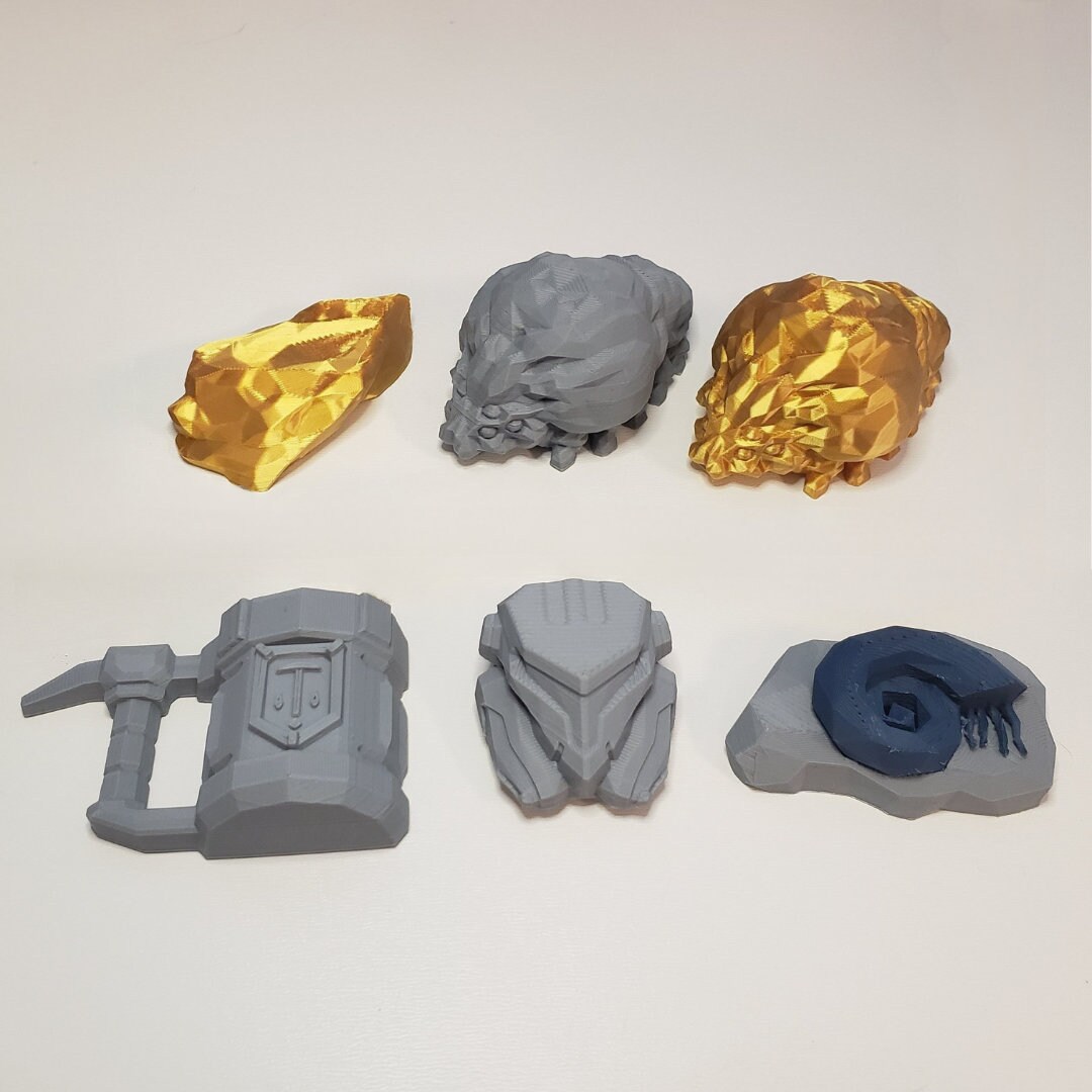 DRG Loot Magnets -- 3D Printed -- Deep Rock Galactic Inspired Fan Art ...