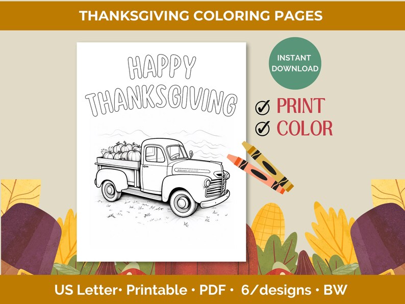 Thanksgiving Coloring Pages, Holiday Coloring Sheets, Kids Thanksgiving ...