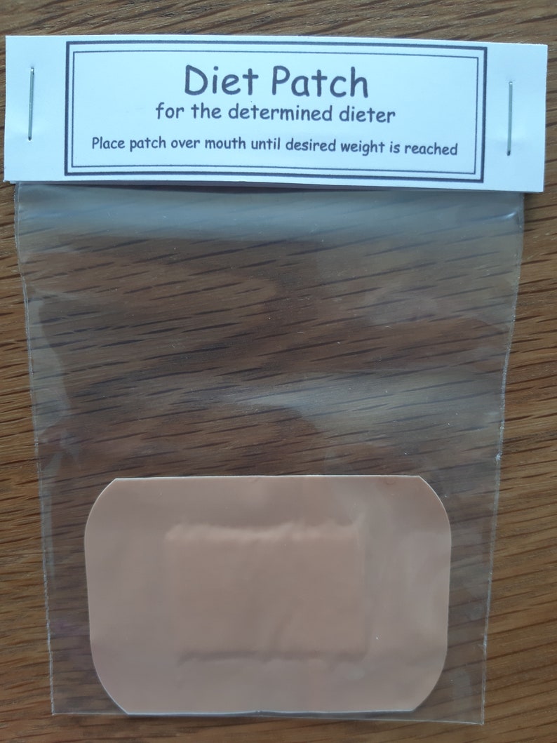 Diet Patch Aid Mens Womens Fun Novelty Joke Gift Gag Christmas Stocking ...
