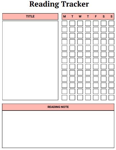 Reading Planner Bundle: Book Journal, Tracker, and Challenge (digital ...
