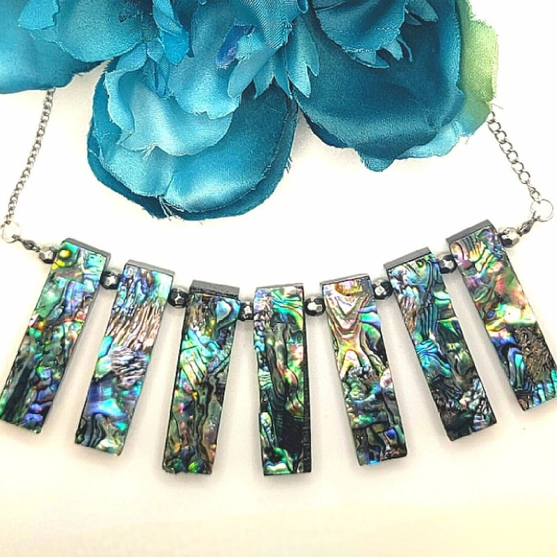 Blue Abalone Shell - Etsy