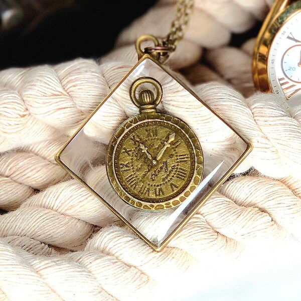 Stopwatch Necklace - Etsy