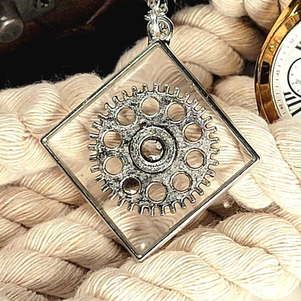 Gear Necklace - Etsy