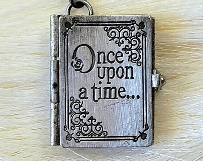 Miniature Fairy Tale Book Necklace, Storybook Locket, Journal With Real ...