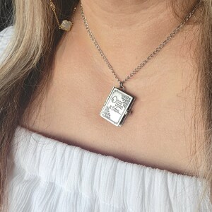 Miniature Fairy Tale Book Necklace, Storybook Locket, Journal With Real ...