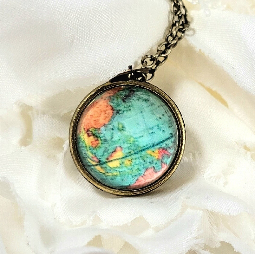 Luminous Earth Necklace, Glow in the Dark Jewelry, Exploration ...