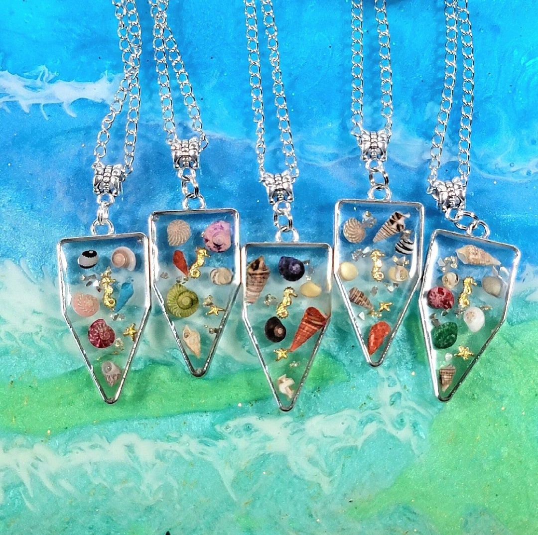 Necklace With Real Sea Shells, Handcrafted Seashell Necklace, Handmade ...