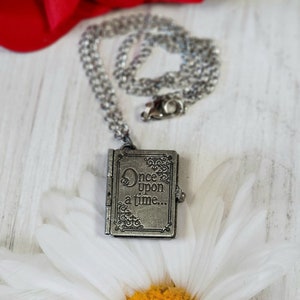 Miniature Fairy Tale Book Necklace, Storybook Locket, Journal With Real ...