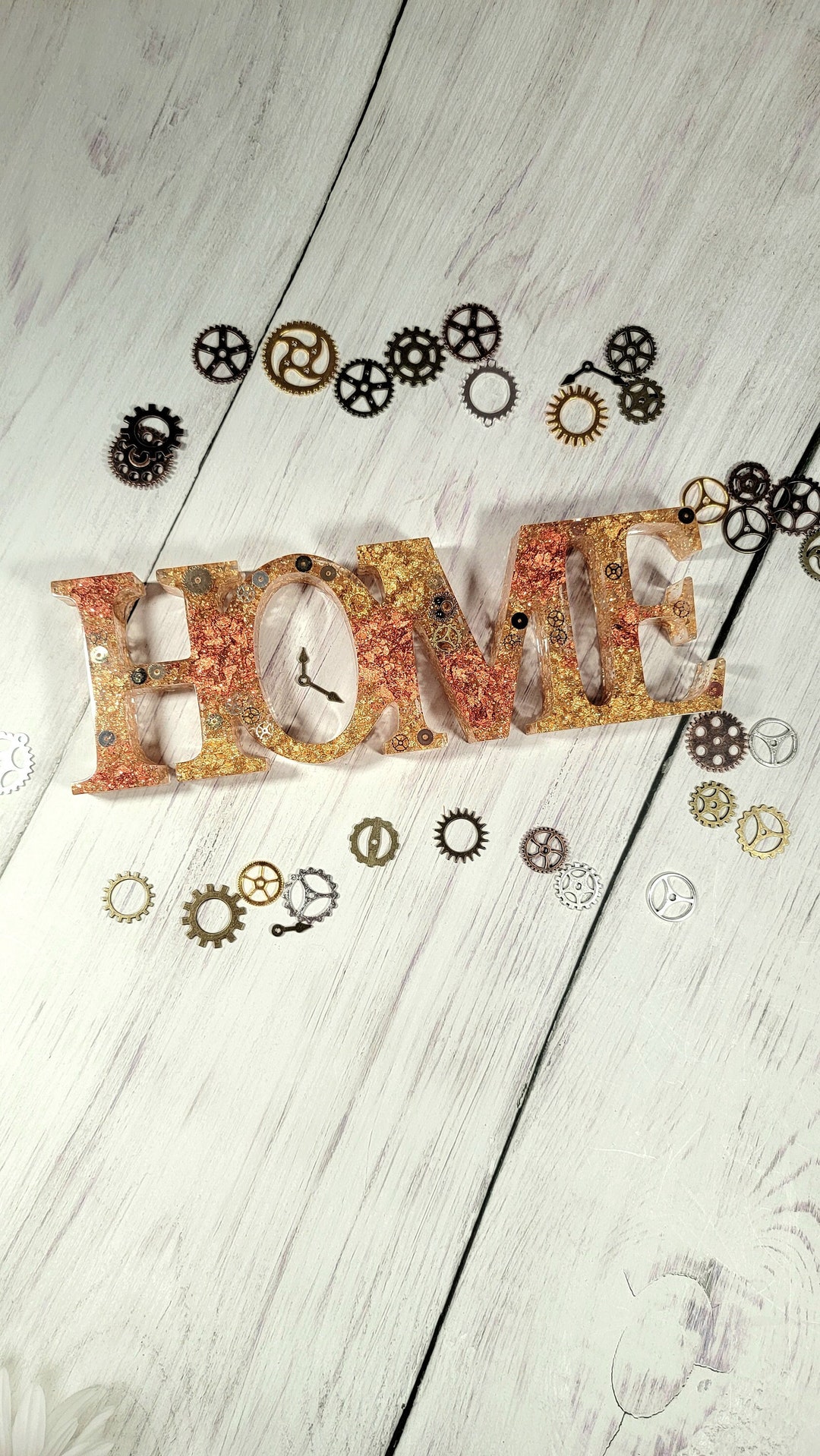 Steampunk Theme Home Sign, Retro Style Design, Mechanical Scheme Decor ...