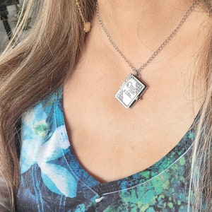 Miniature Fairy Tale Book Necklace, Storybook Locket, Journal With Real ...