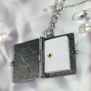 Miniature Fairy Tale Book Necklace, Storybook Locket, Journal With Real ...