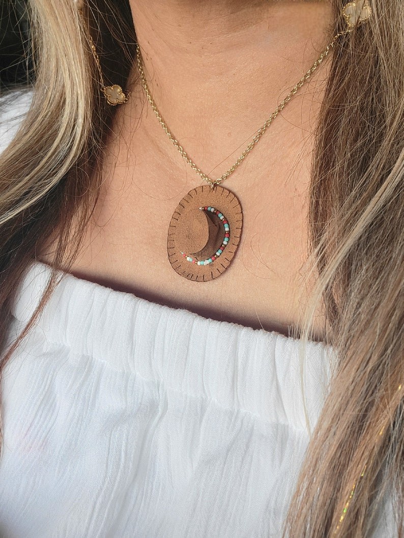 Rugged Style Cowboy Hat Necklace, Western Flair Accessory, Handmade ...