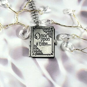 Miniature Fairy Tale Book Necklace, Storybook Locket, Journal With Real ...