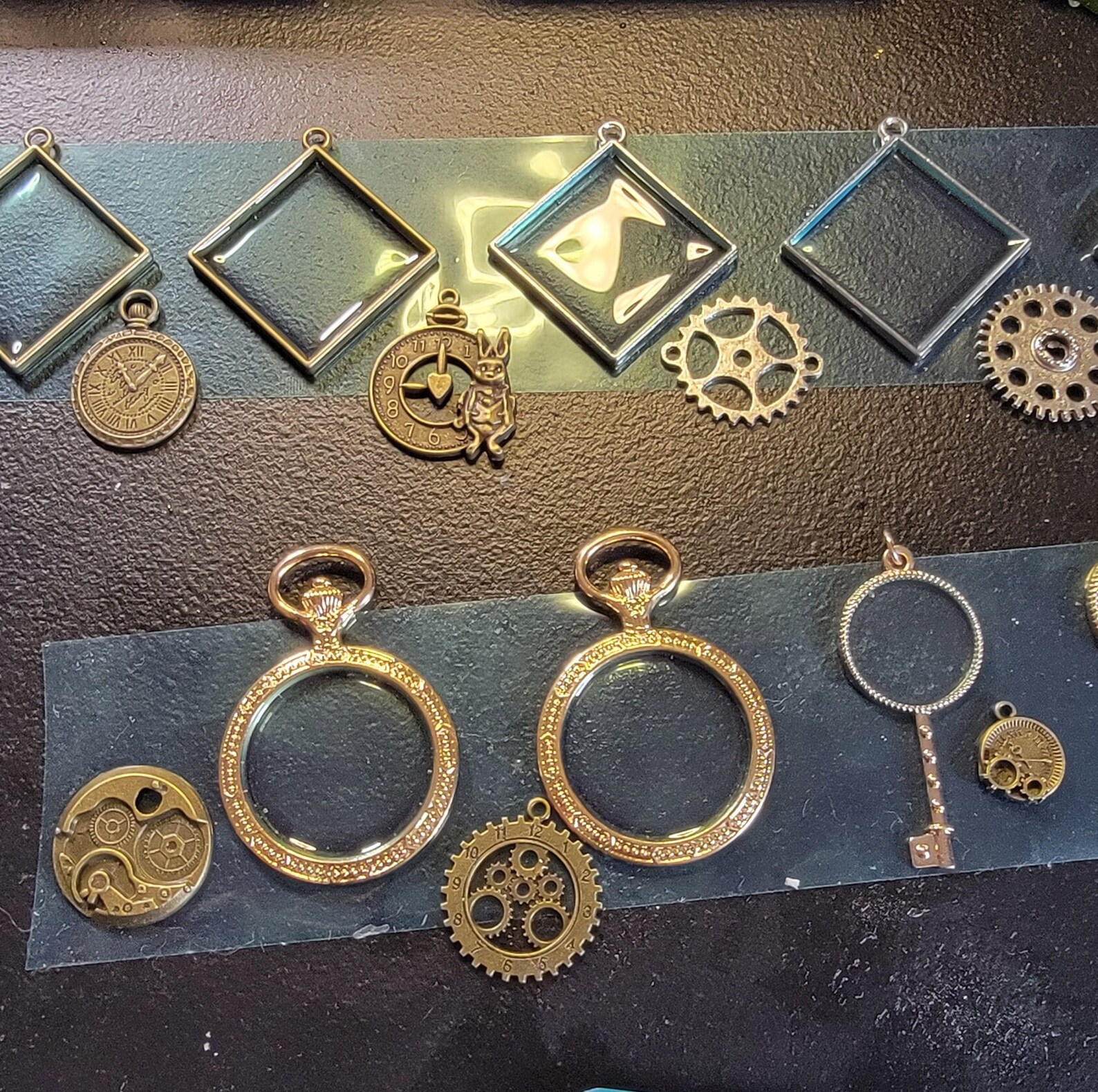 Time-themed Victorian Inspired Jewelry, Elegant Art Pendant, Antique ...