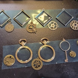 Time-themed Victorian Inspired Jewelry, Elegant Art Pendant, Antique ...