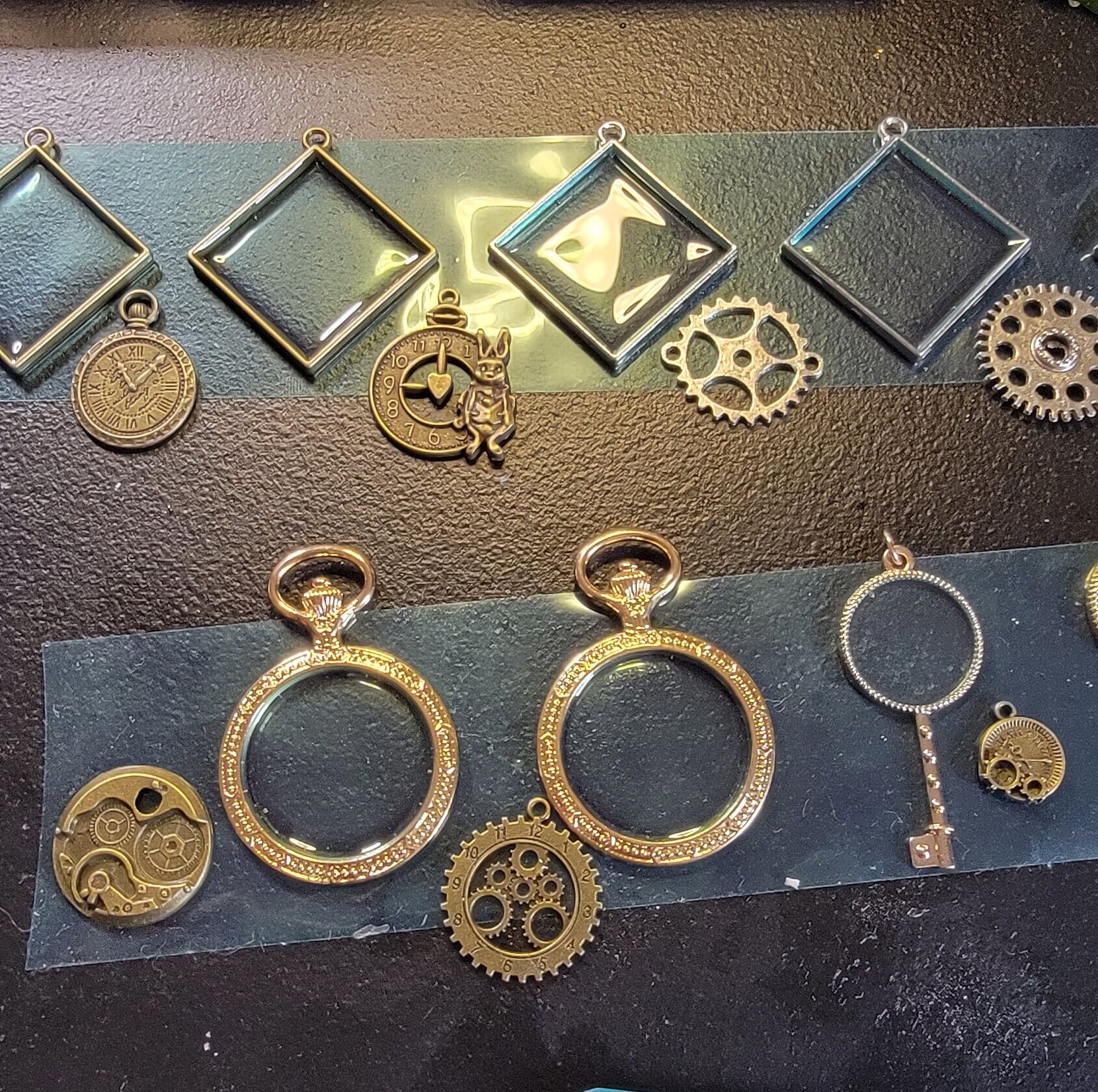 Time-themed Victorian Inspired Jewelry, Elegant Art Pendant, Antique ...
