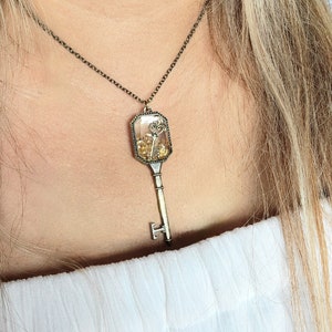 Vintage Inspired Skeleton Key Necklace Old World Design - Etsy