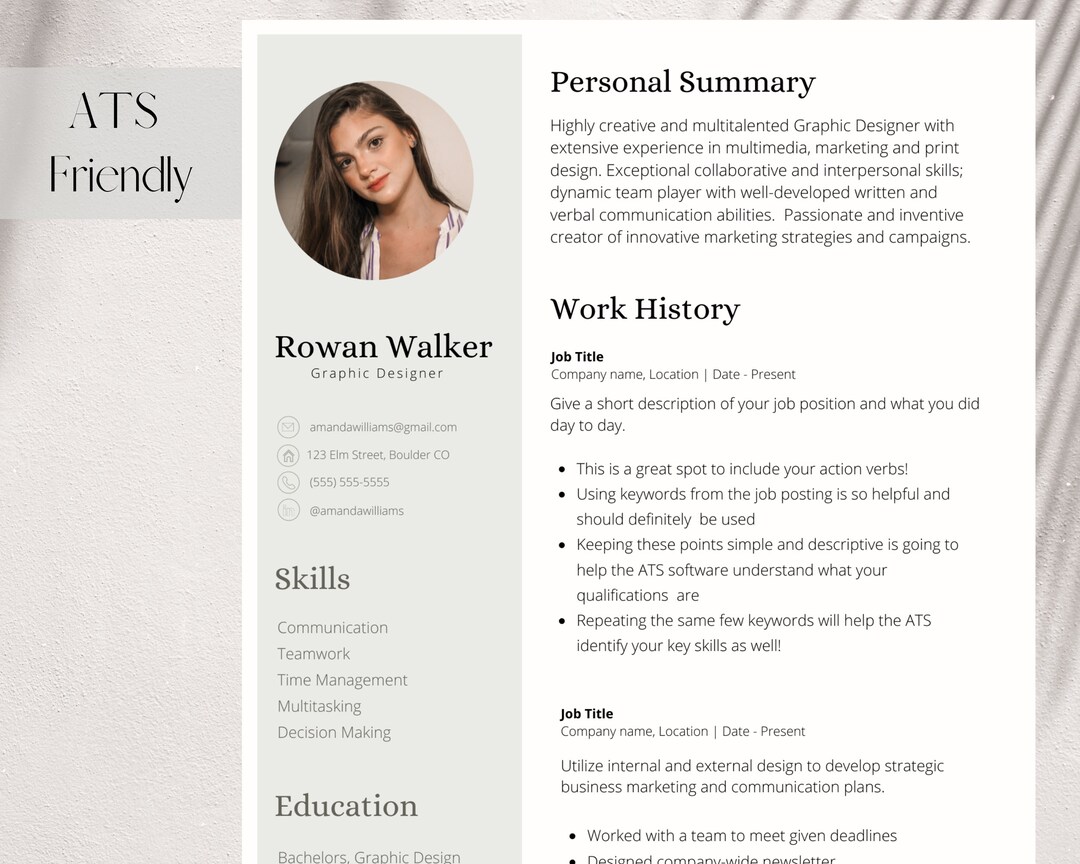 Professional CV Resume Template Bundle, CV Template Word, 2022 Modern ...