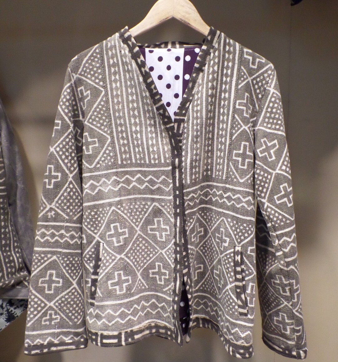Bogolan Africain Jacket - Etsy