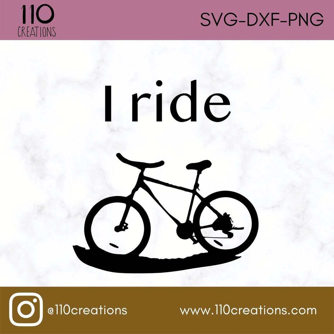 Bike SVG - I Ride Cut File - Cycling SVG - Bike Clip Art - Mountain ...