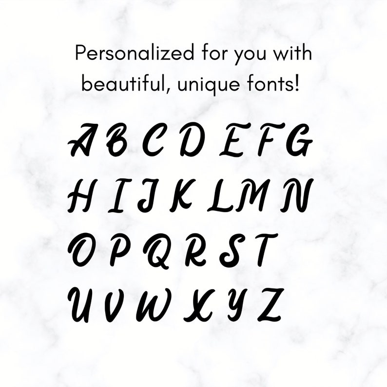 Customized Alphabet Names SVG PNG DXF Personalized Name Cut File ...