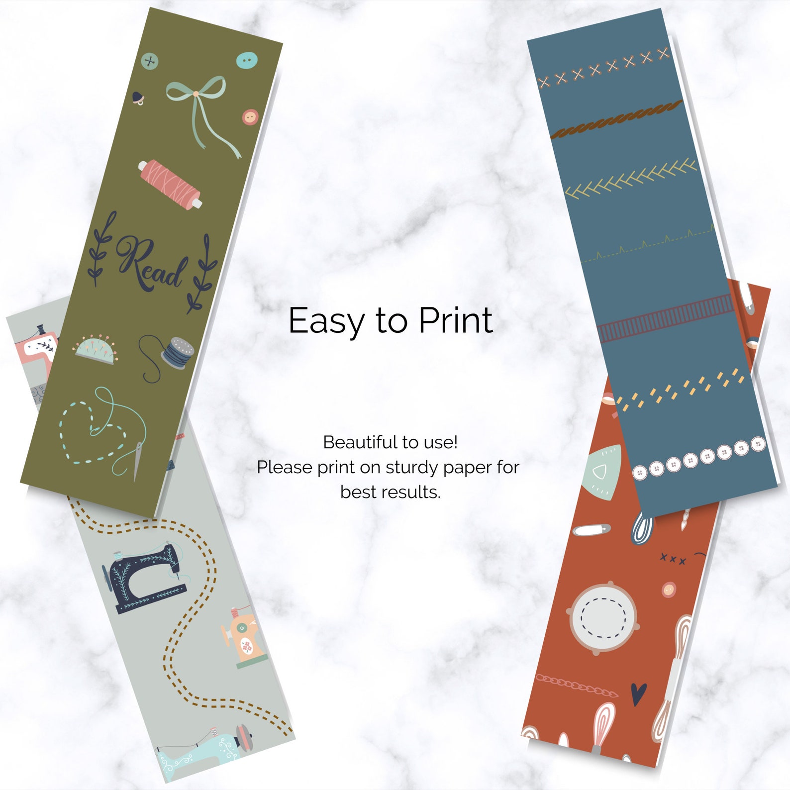 PRINTABLE Bookmarks Digital Bookmarks Earthtones Bookmarks - Etsy