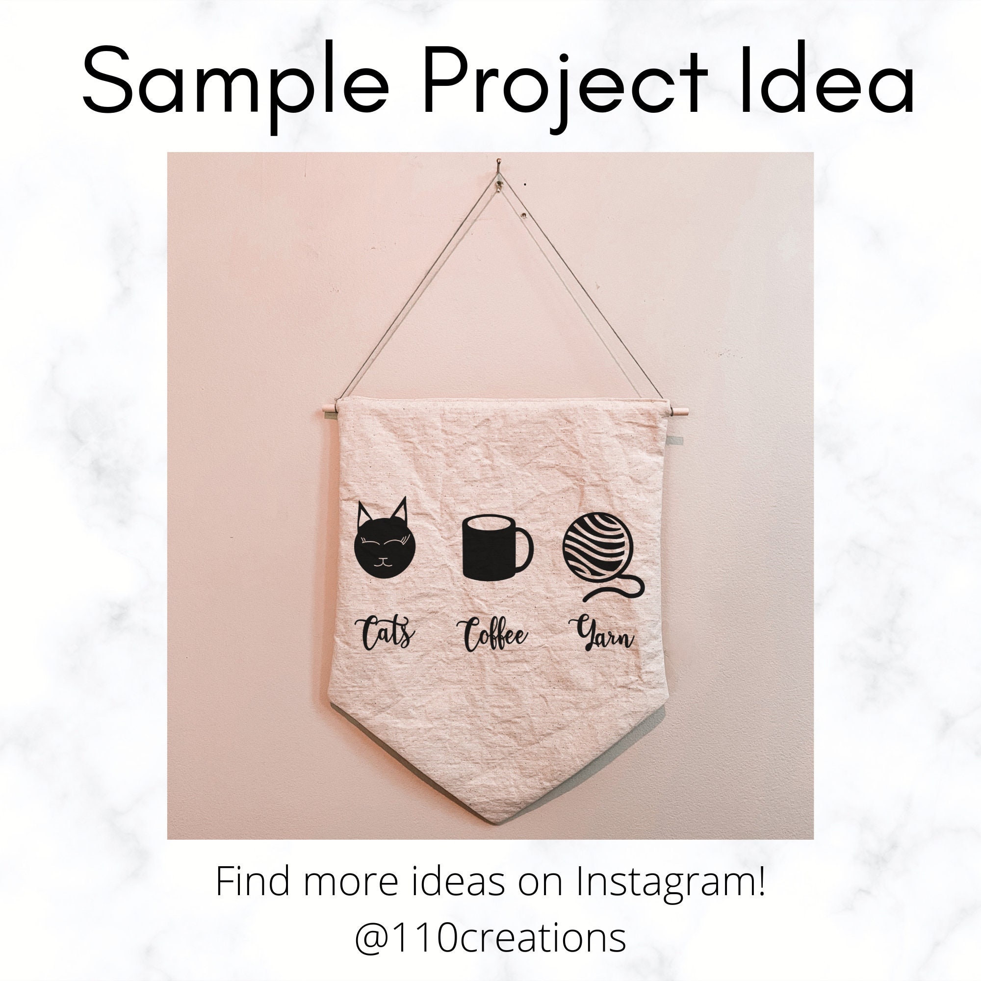 Cats Coffee Yarn SVG PNG DXF Adorable Cut File Cat Silhouette Funny T ...