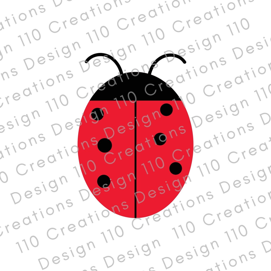 Ladybug SVG PNG DXF - Ladybug Cut File - Ladybug Digital Art - Ladybug ...