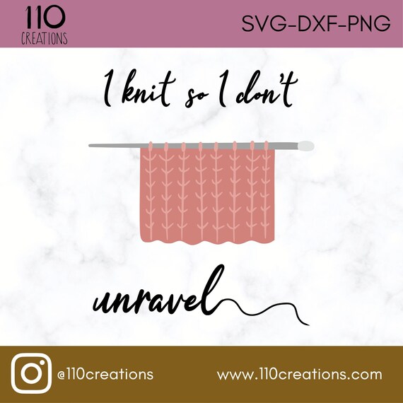 Knitting SVG PNG DXF Knitting T-shirt Clip Art Crafty Svg - Etsy